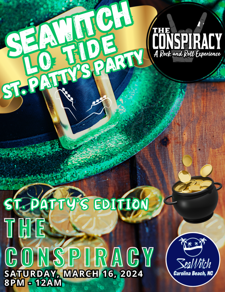 St. Patty's Lo Tide Party ft. The Conspiracy - SeaWitch Tiki Bar | Live ...