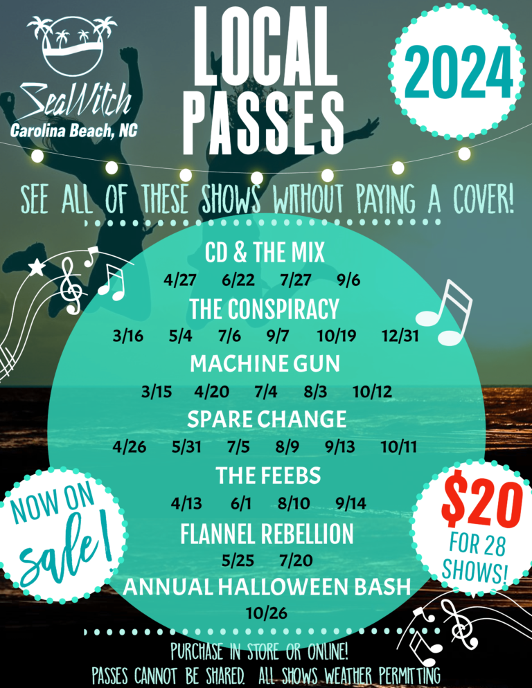 Upcoming Events Seawitch Tiki Bar Live Music Carolina Beach Nc